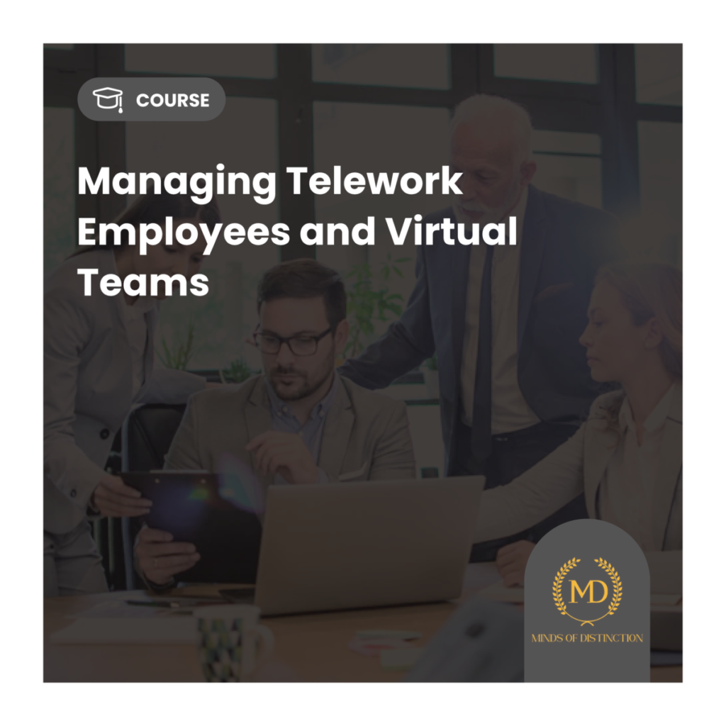 Managing Telework Employees and Virtual Teams - Welcome